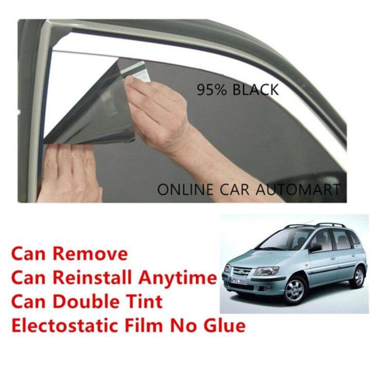 OEM Pre-Cut Shape Magic Tinted Solar Tinted (6 Windows) 95% For Hyundai ...