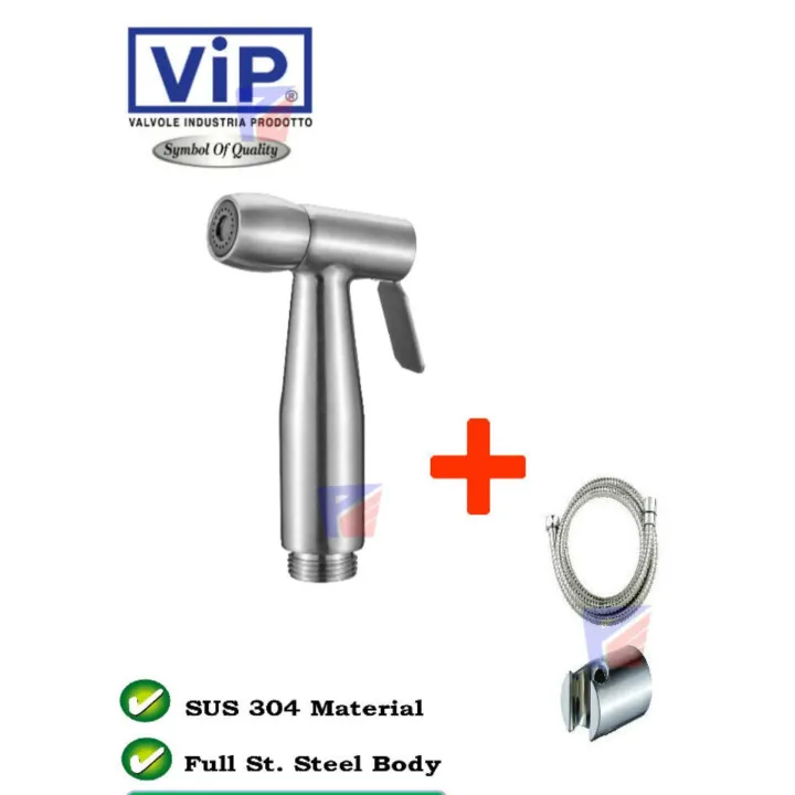 VIP-V-6666 FULL SS304 TOILET HAND BIDET/SPARY | Lazada