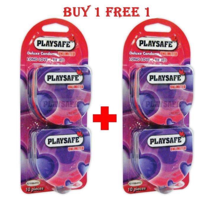 Playsafe Easy Pack Long Love + Ribbed 10's + FREE Playsafe Easy Pack Long Love + Ribbed 10's ...