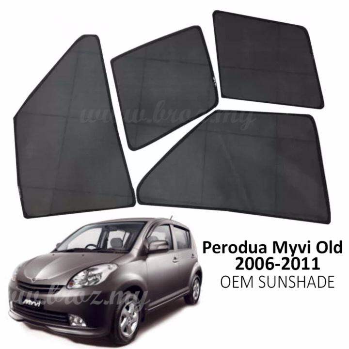 Custom Fit OEM Sunshades/ Sun shades for Myvi Old 2006-2011 | Lazada
