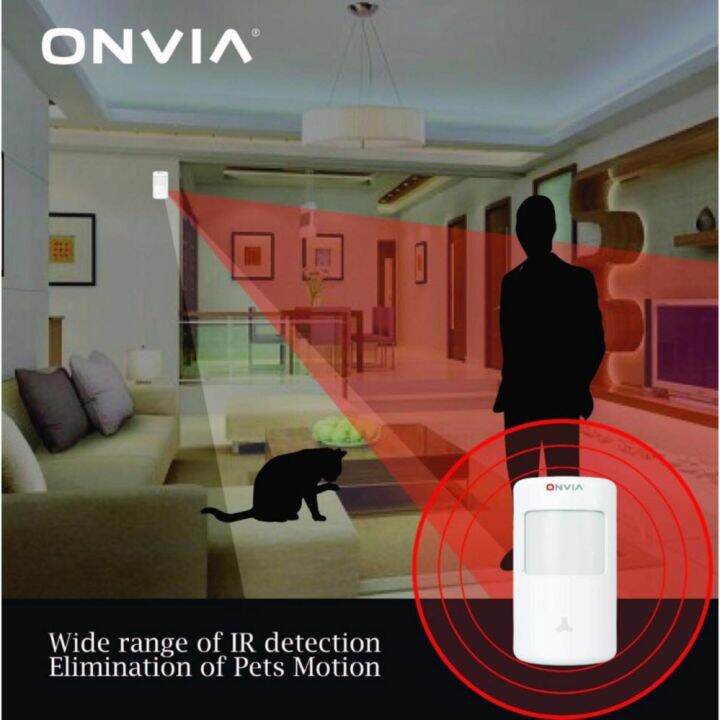 Wireless Security Alarm System Onvia Vedo S2 Plus P.I.R Motion Detector | Lazada