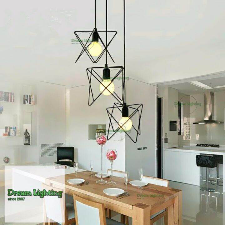 Dream Lighting (Type-C) (Set of 3) (Round Base) Creative Pendant Light ...