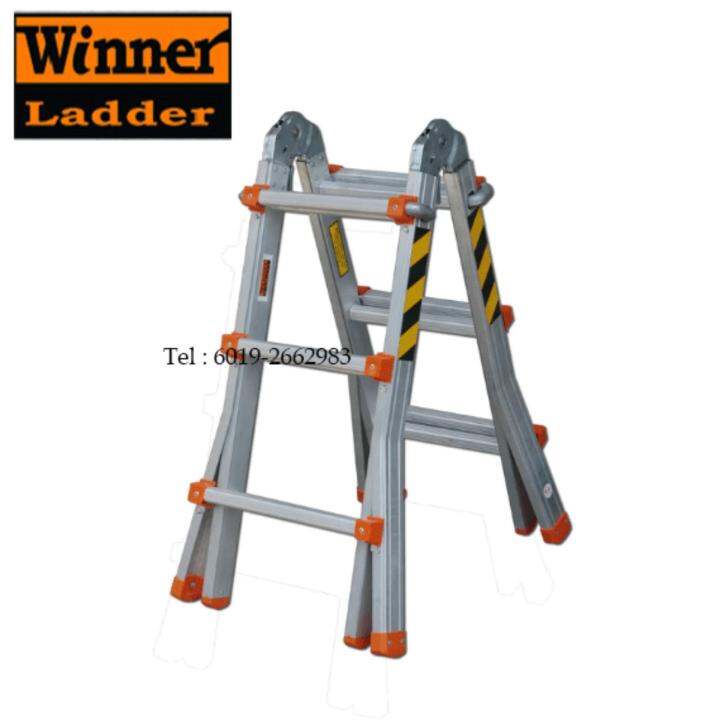 Winner WCL 12-Rung Multipurpose Compact Ladder Tangga | Lazada