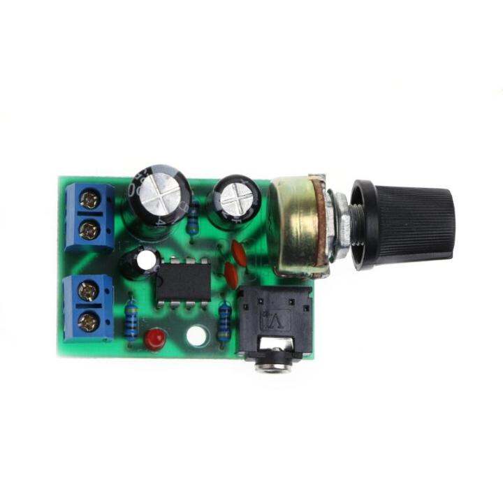 LM386 Mini Audio Power Amplifier Board DC 3V~12V 5V Module Adjustable ...
