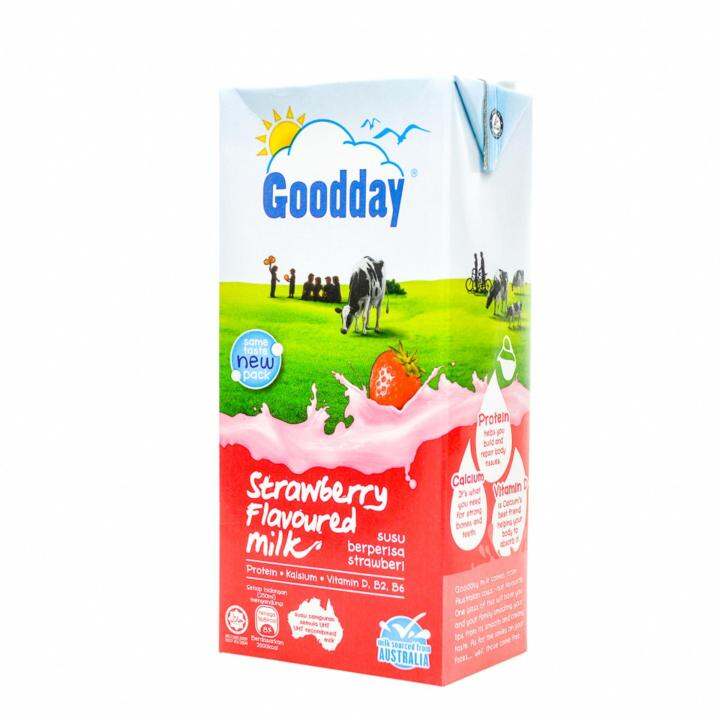 Goodday UHT Strawberry Flavored UHT Milk 1 Liter | Lazada
