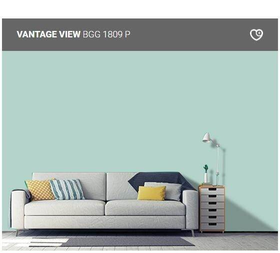 Nippon Paint Spot-less - VANTAGE VIEW BGG 1809 P - 5L | Lazada
