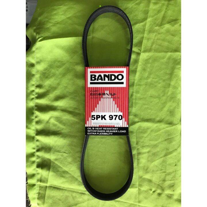 BANDO 5PK 970 BELT FOR TOYOTA COROLLA AE80 / AE92 / AE101 | Lazada