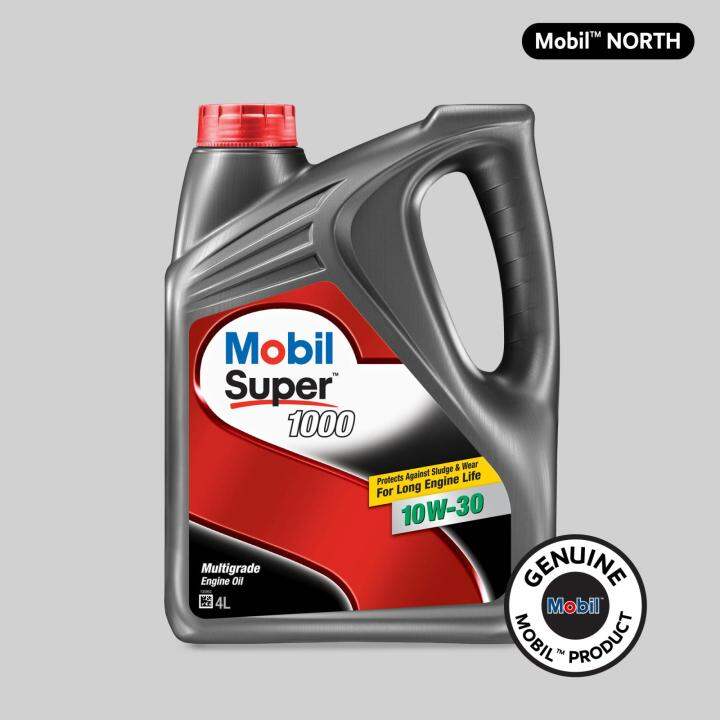 Mobil Super 1000 10W-30 Mineral Engine Oil (4L) | Lazada