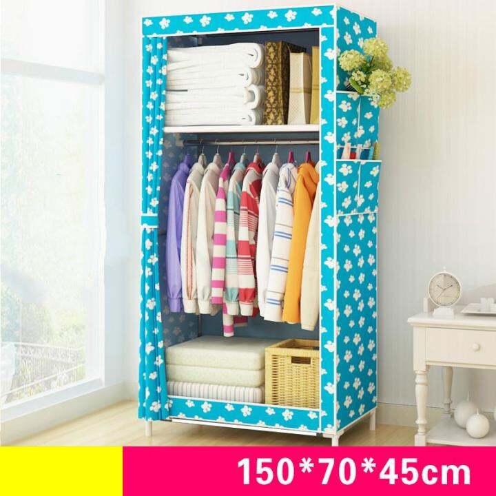Multifunctional Wardrobe Clothes Closet Portable Wardrobe Storage Rack ...