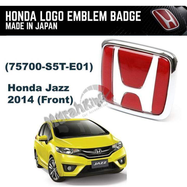 Honda Jazz 2014 FRONT Car Logo Emblem 75700-S5T-E01 (123mm x 99mm ...