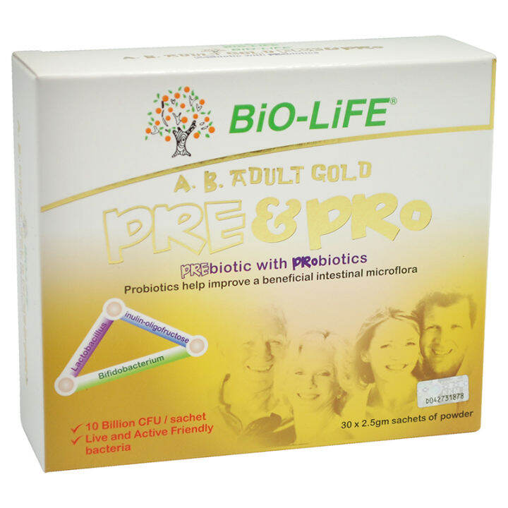 Bio-Life Ab Adult Gold Pre & Pro 30S | Lazada