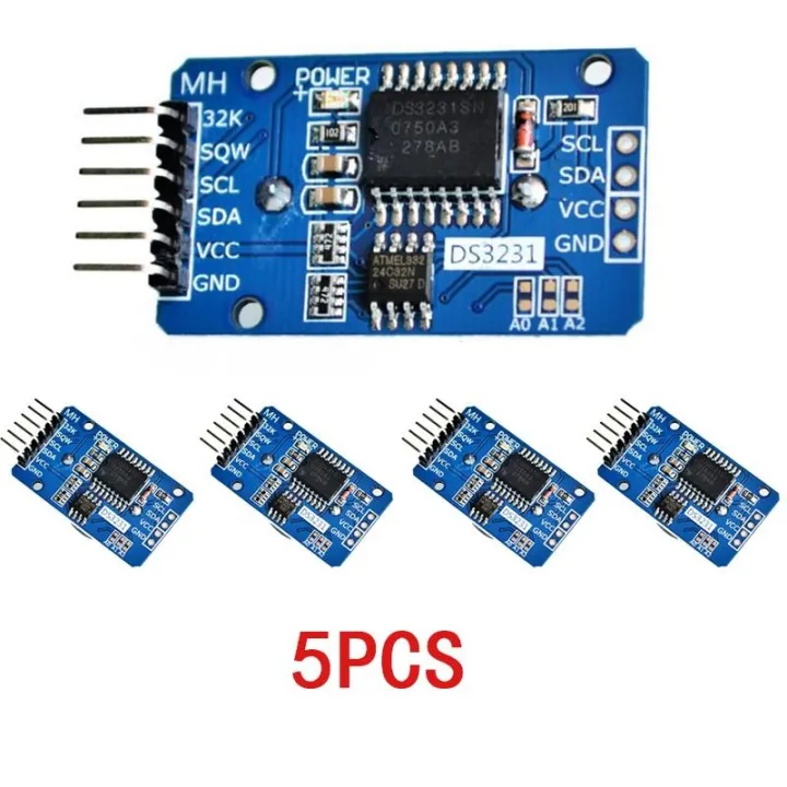 5 Pcs DS3231 AT24C32 IIC Precision Real Time Clock Module Memory Modules for Arduino | Lazada PH