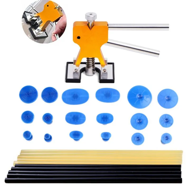 29pcs PDR Tools Paintless Dent Repair Tools DIY Dent Puller Set Golden ...