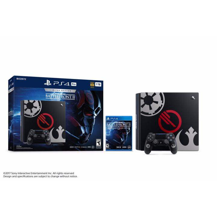 PS4 PlayStation 4 Pro Star Wars Battlefront II Limited Edition Bundle ...