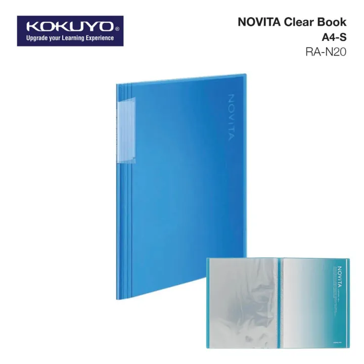 KOKUYO RA-N20 CLEAR BOOK CLEAR HOLDER FILE - NOVITA - A4 | Lazada