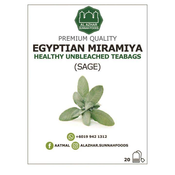 Pure Egyptian Sage Herbal Drink (Healthy unbleached Teabags) Miramiya ... Pure Egyptian Sage Herbal Drink (Healthy unbleached Teabags) Miramiya ...