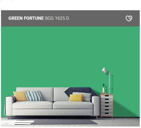 Nippon Paint Spot-less - GREEN FORTUNEBGG 1625 D - 5L | Lazada