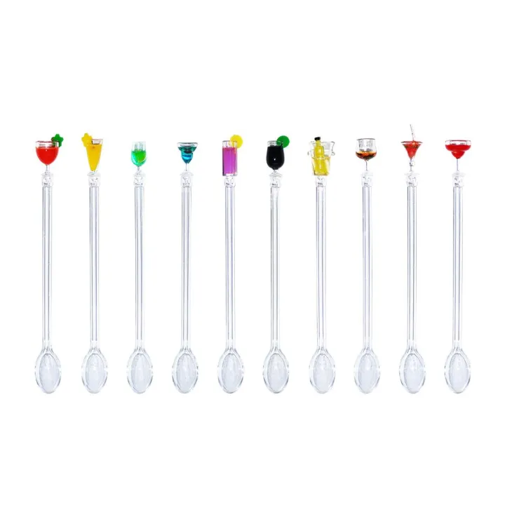 Cocktail Stirrers - Assorted Design (10pcs) | Lazada