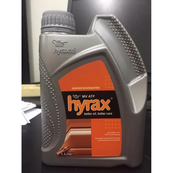 GEAR OIL FULLY SYNTHETIC AUTO TRANSMISSION FLUID (MV ATF) 1L HYRAX OIL ...