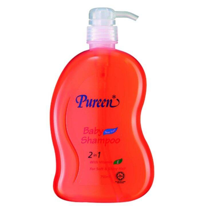 Pureen Baby Shampoo 2 in 1 with (Vitamin E) 750ml | Lazada