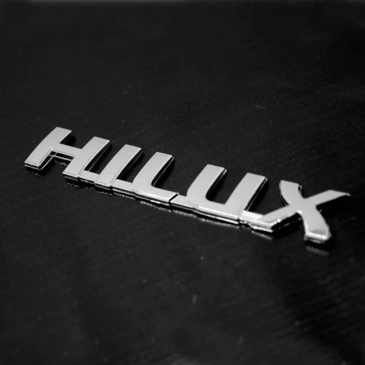 Hilux Trunk Badge Emblem for Toyota Hilux Vigo (Chrome) | Lazada PH
