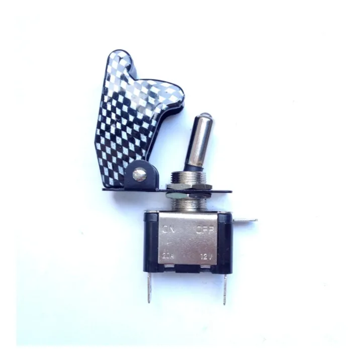 Cable Control's Aircraft Style Toggle Switch (carbon fiber finish). Car ...
