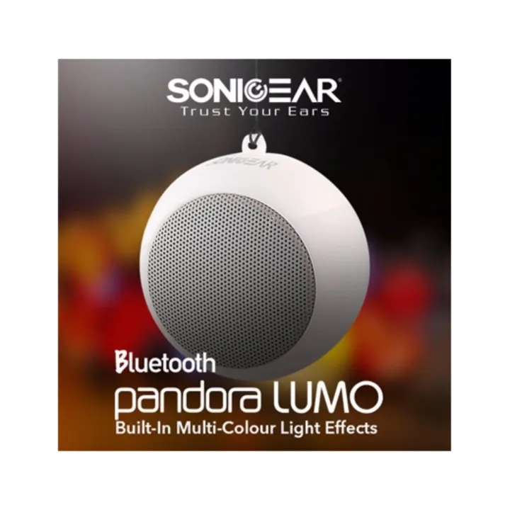 SonicGear Pandora Lumo Bluetooth Portable Speaker (Grey) | Lazada PH
