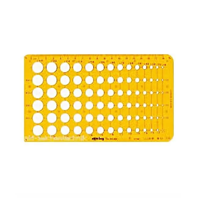 Rotring Mini Circle Template 1-14.8 mm dia. | Lazada PH