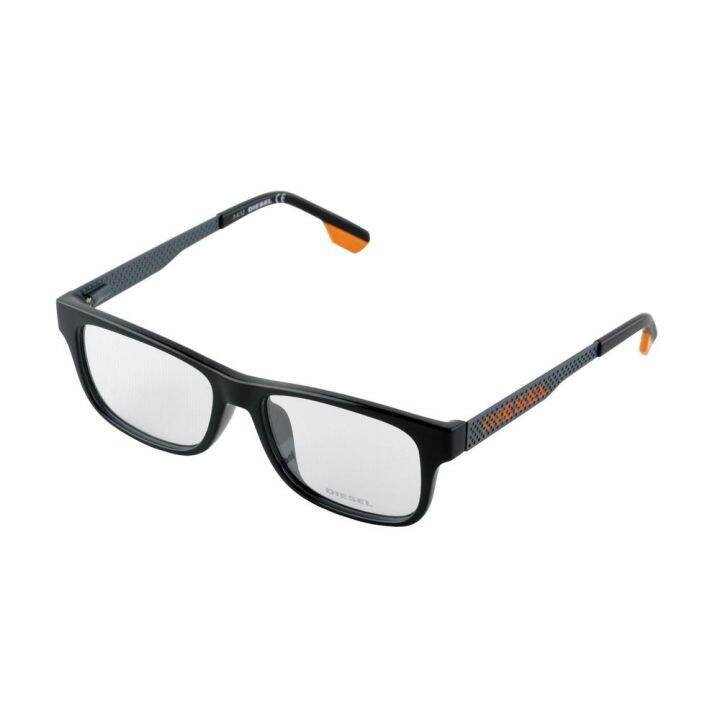 Diesel Eyeglasses - Dl4042001 - Men Unisex - Black Frame, Transparent ...