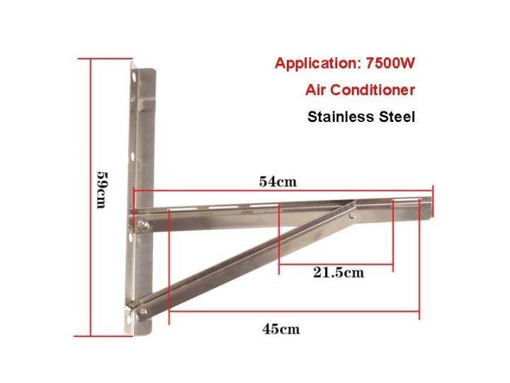 Stainless L Shape Wall Bracket for 2.0hp - 2.5hp Air Condition | Lazada PH