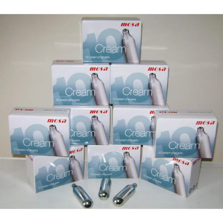 MOSA Cream Cream NO2 Charger Replacement 10PCS Box Set of 10 (100pcs ...