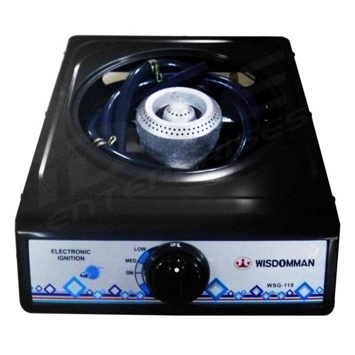 Idee Enterprises - Wisdoman WSG-118 Single Burner Gas Stove with LPG ...