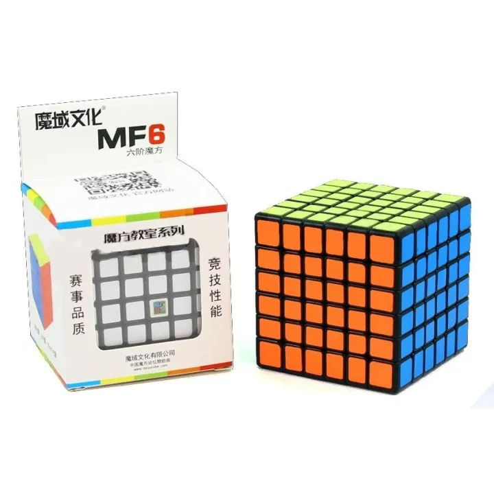 MoYu MoFang JiaoShi 6x6 Cubing Classroom MF6 Speed Rubik's Cube Black ...