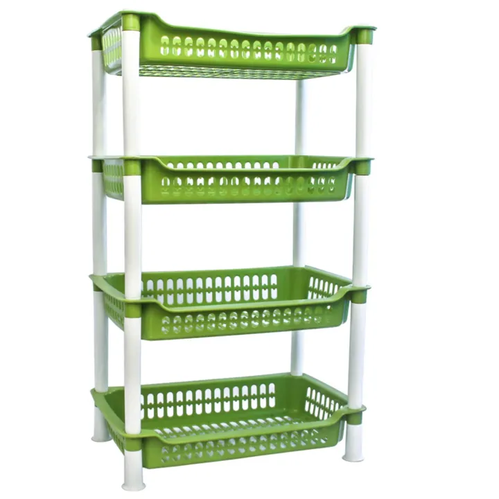 DM King Casaware 4 Layered Utility Rack Space Saver 168-M4 Multi ...