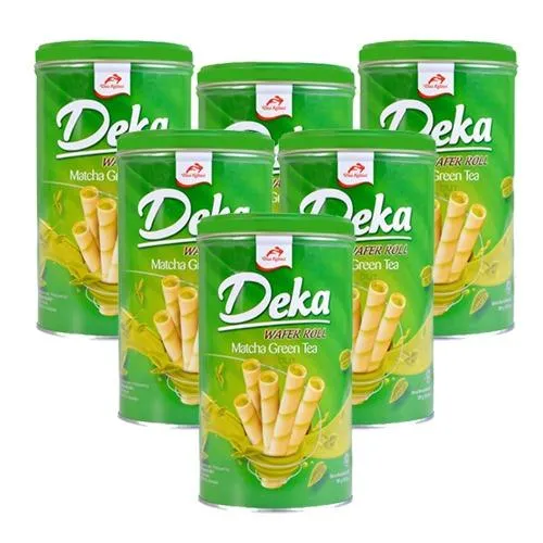 Deka Matcha Green Wafer Roll 6 Pack (300g per Pack) | Lazada PH