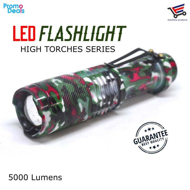 LED Flashlight High Torches Series CREE LED 5000 Lumens | Lazada PH