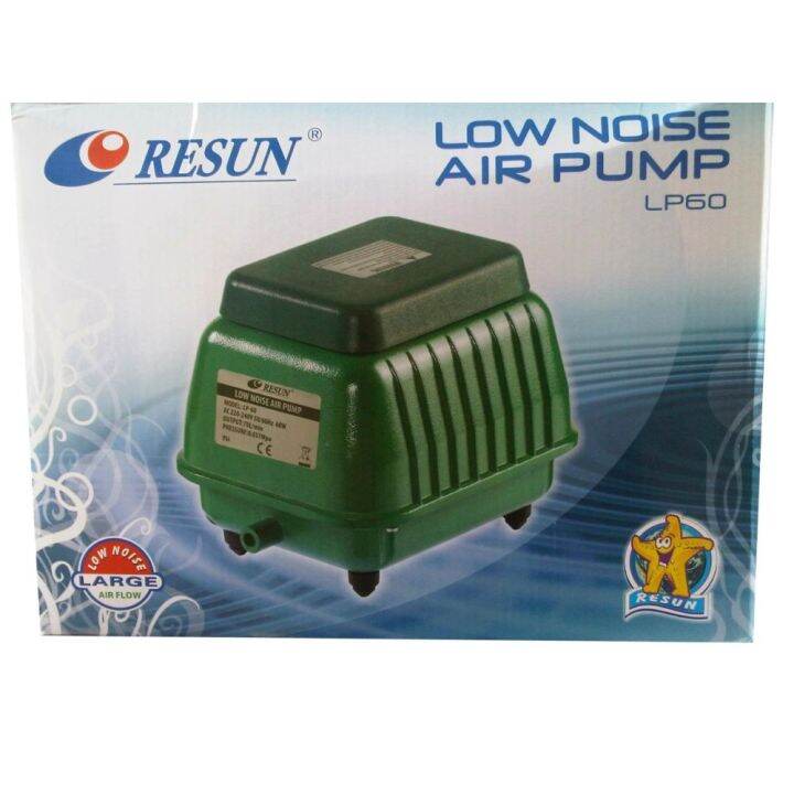 Resun Pond & Aquarium Air Pump LP 60 (Noise Free) Planted Tank, Monster ...