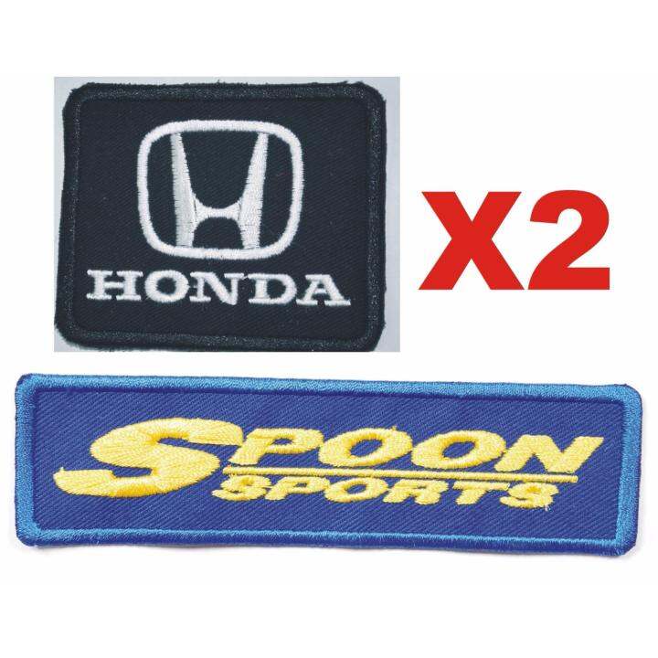 Honda Spoon Embroidered Cloth Patch Badge Set (Get 2) | Lazada PH