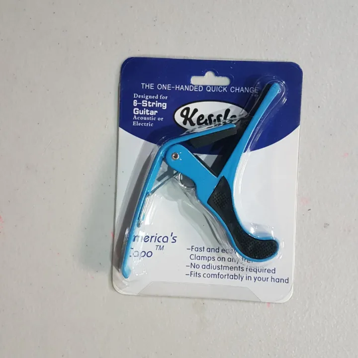 Kessler Capo 6-String Guitar Acoustic or Electric Blue | Lazada PH