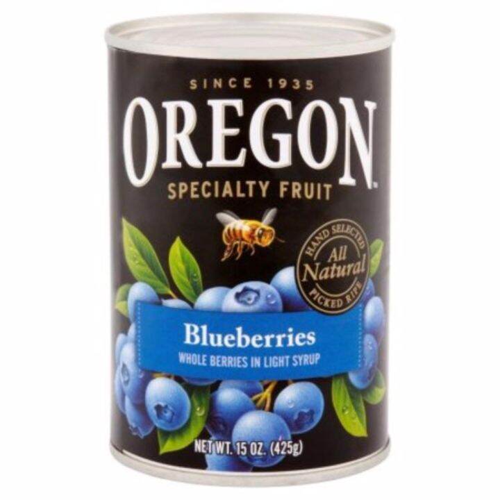 Oregon Fruit All-Natural Blueberries in Light Syrup 425g | Lazada PH
