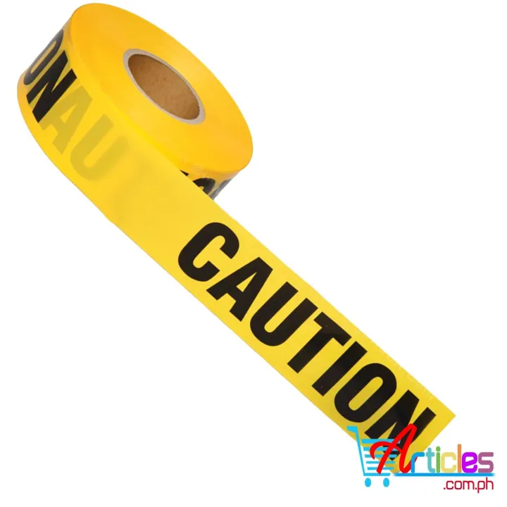 Caution Barricade Tape 3 inch x 300m | Lazada PH