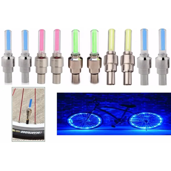 BMX (NEON LED LIGHT) - Motor / Bike / Car Wheel Light Tire Valve Spoke ...