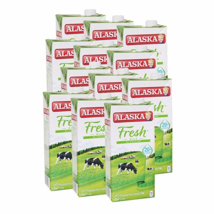 Alaska Fresh Milk 12 Pack (1L per pack) | Lazada PH