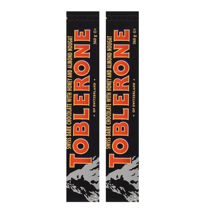 Toblerone Swiss Dark Chocolate 2 Pack (360g per pack) | Lazada PH