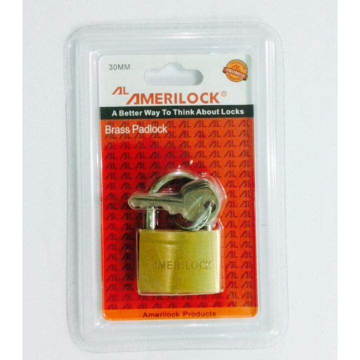 Amerilock Brass Padlock 30mm | Lazada PH