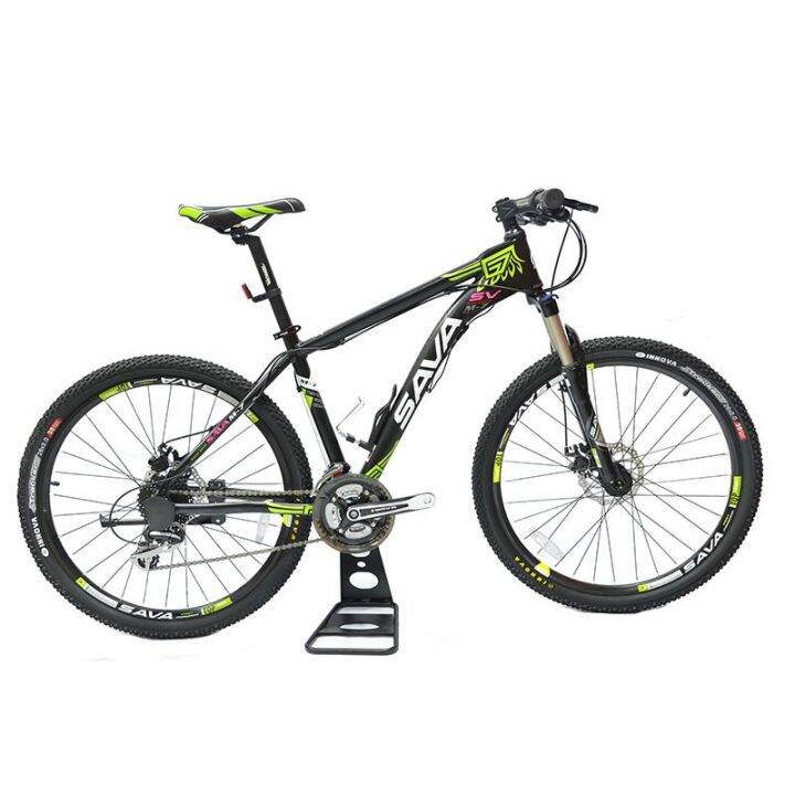 Sava M7 Anti-Theft Mountain Bike (Black/Green) | Lazada PH