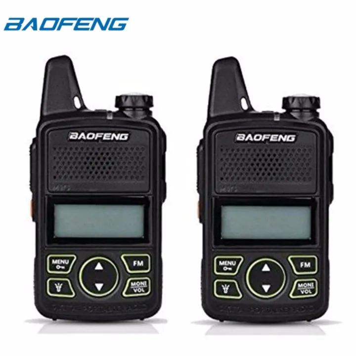 Baofeng BF-T1 Portable Mini Walkie-Talkie Two-Way Radio Set of 2 ...