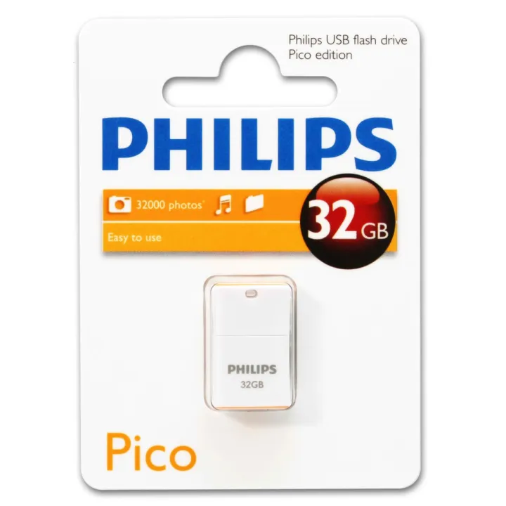 Philips OTG PICO Flash Drive 32GB USB 2.0 (White) | Lazada PH