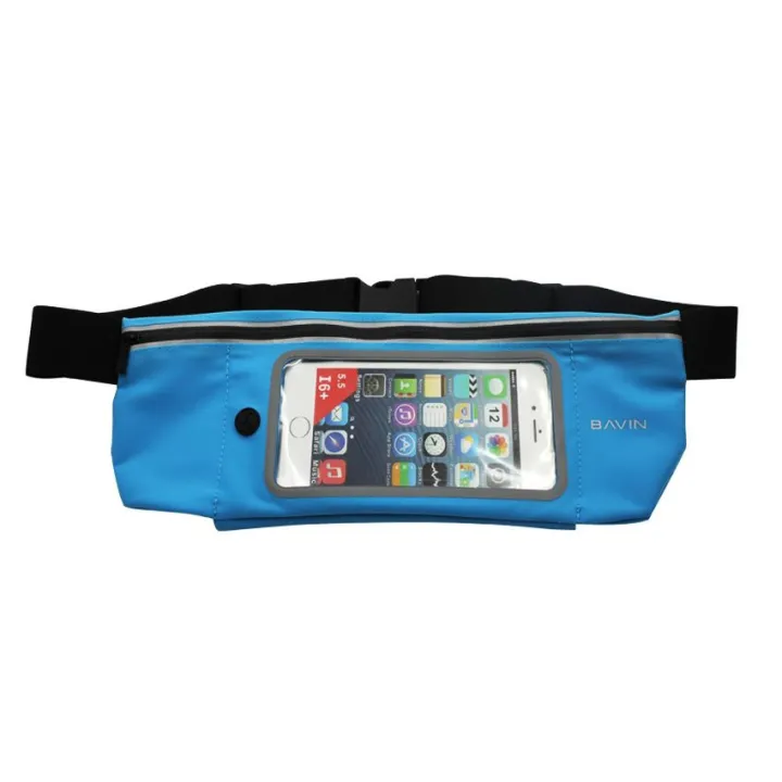 BAVIN Sports Double Pouch Belt Bag (Blue) | Lazada PH