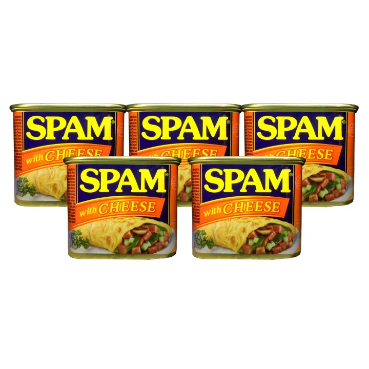 SPAM with CHEESE 340 grams (5 PCS) WITH FREE GOOD SHEPHERD Mango Jam 8 ...